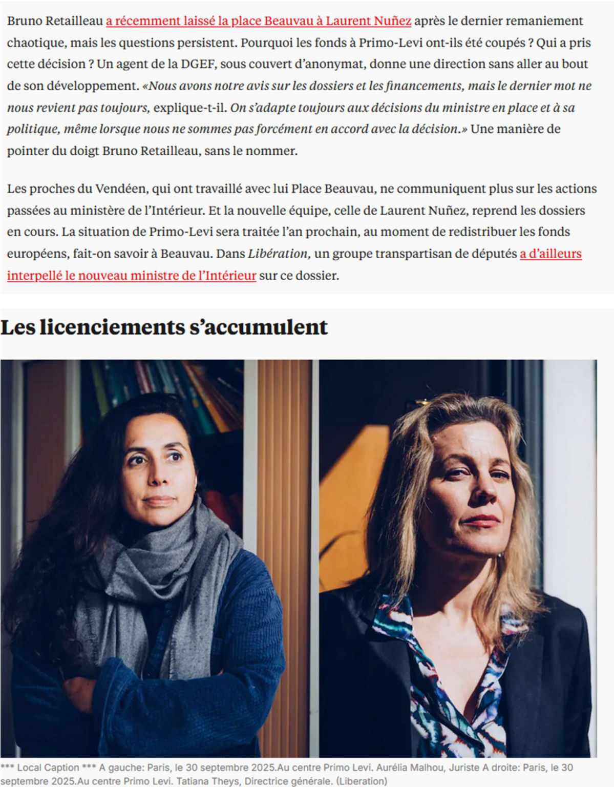 A l’image du Centre Primo Levi, le monde associatif éprouvé par les ...